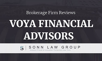 Brokerage Firm Review: Voya Financial Advisors » Sonn Law Group
