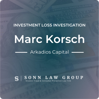 Marc Korsch (Arkadios Capital, Sarasota FL) Faces $ Millions in Disputes